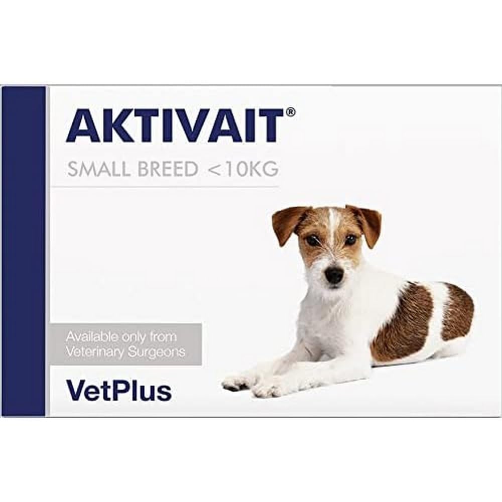 VetPlus AKTIVAIT ® Cognitive Health Supplement for Small Dogs (60 Caps ...