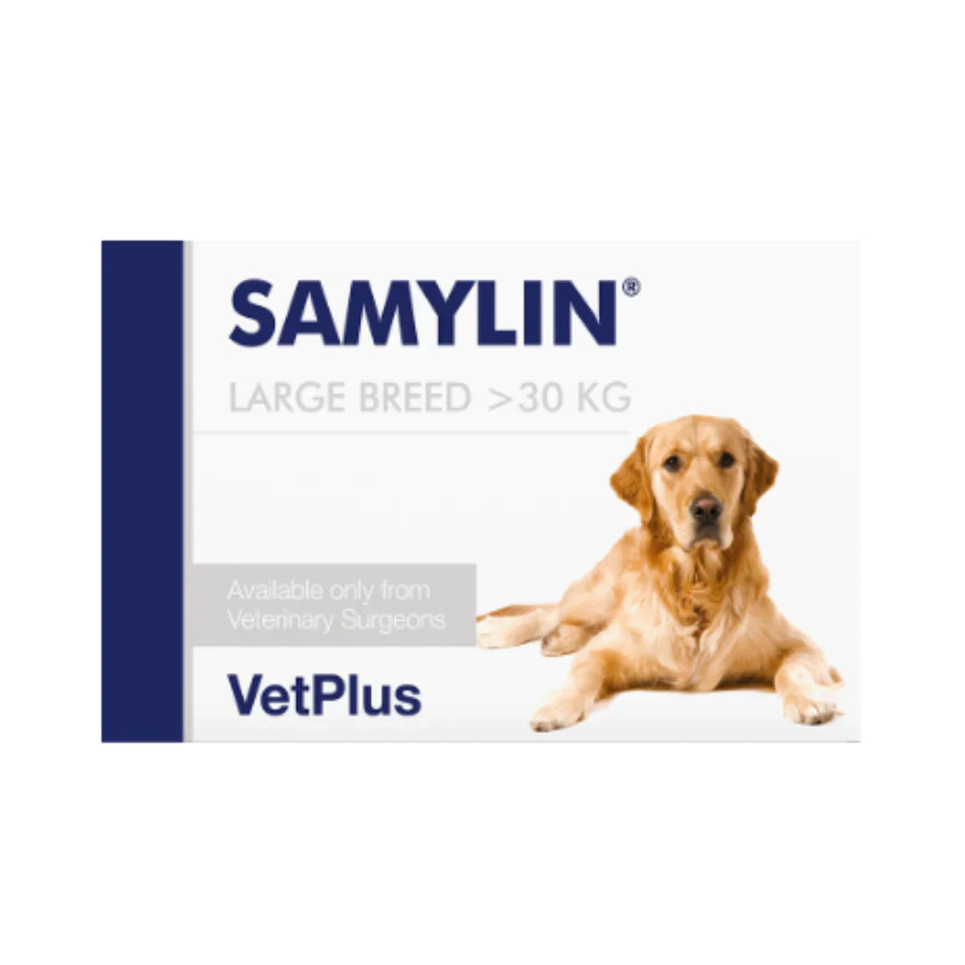 VetPlus SAMYLIN ® Liver Supplement for Large Breed > 30kg (30 Tablets ...